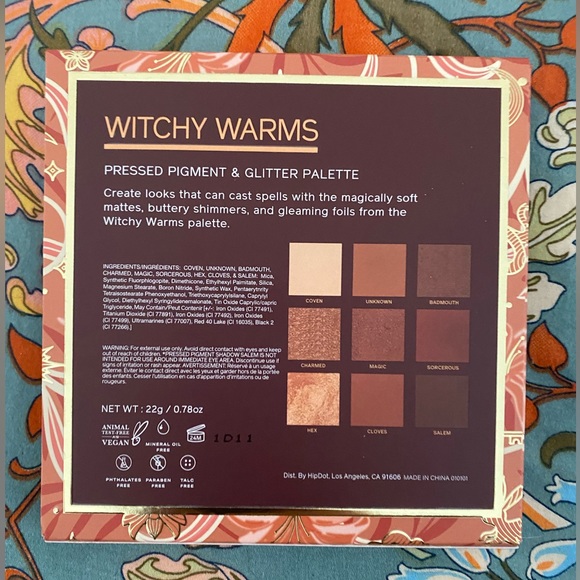 hipdot | Makeup | Hipdot Full Size Eyeshadow Palette In Witchy Warms ...